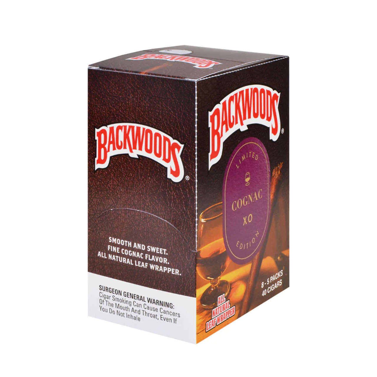 Backwoods Cognac XO 8/ 5pk | Frank Silva & Sons