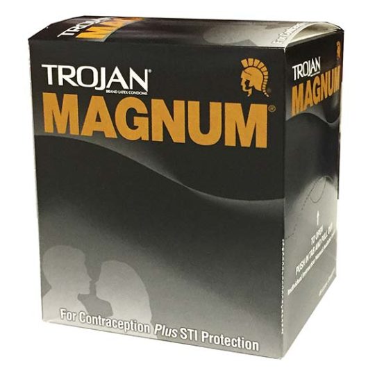 Trojan Black (Magnum) Bulk Box 48ct. | Frank Silva & Sons