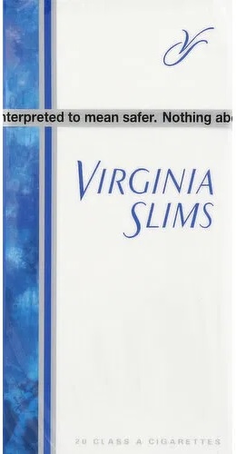 Virginia Slims Silver Box 100 | Frank Silva & Sons
