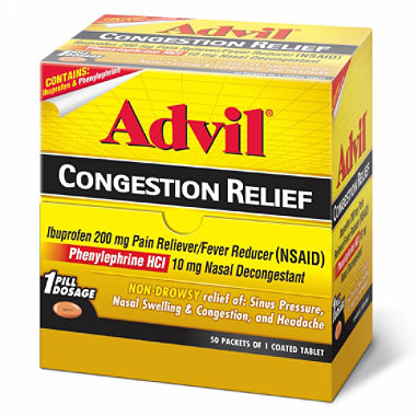Advil Sinus Congestion Bulk 50ct | Frank Silva & Sons