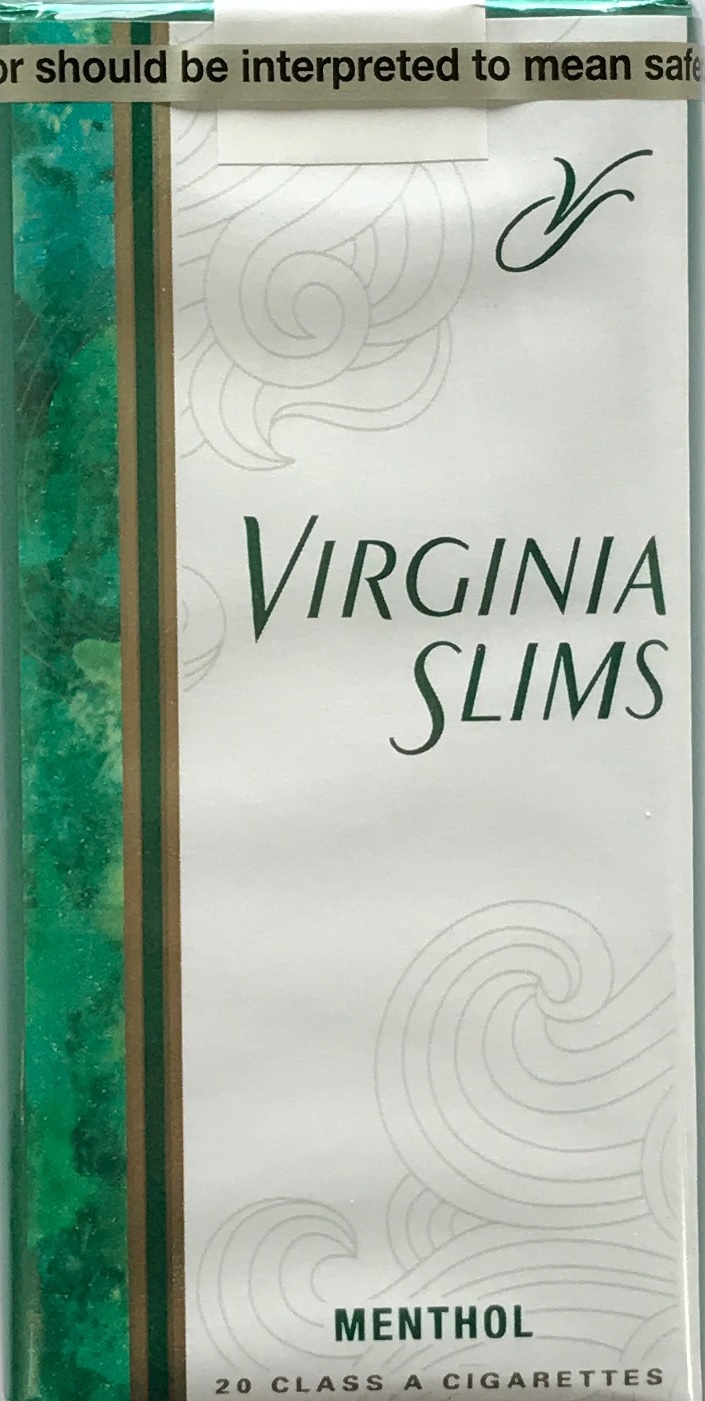 Virginia Slims Menthol Box 100 | Frank Silva & Sons